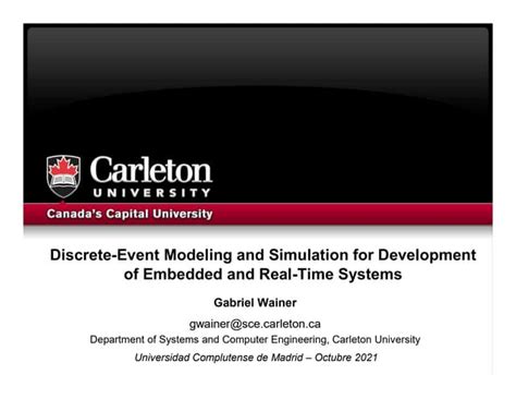 Discrete Event Modeling And Simulation For Development Of Embedded And