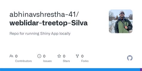 Github Abhinavshrestha 41weblidar Treetop Silva Repo For Running