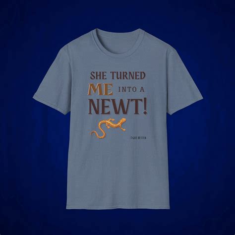 Monty Python Holy Grail Shirt She Turned Me Into A Newt Shirt Monty