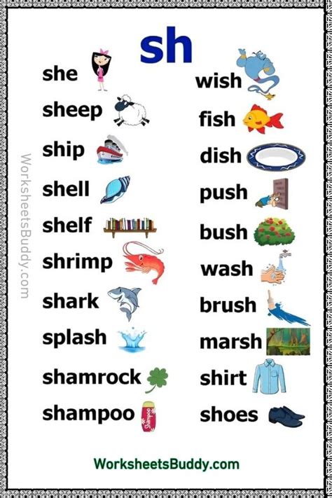 Sh Ch Th Match Picture To Word Worksheet Artofit