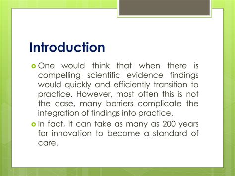 SOLUTION Barriers To Ebp In Clinical Sites Studypool