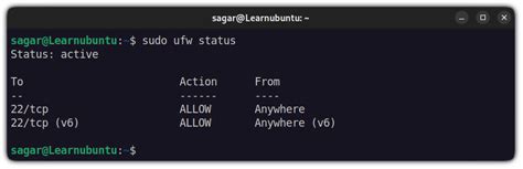 How To Check The Firewall Status In Ubuntu