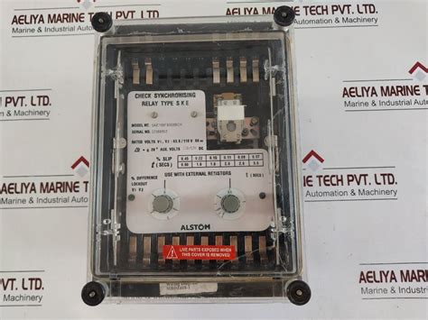 Alstom Ske11bf8003bch Check Synchronising Relay 110v Aeliya Marine