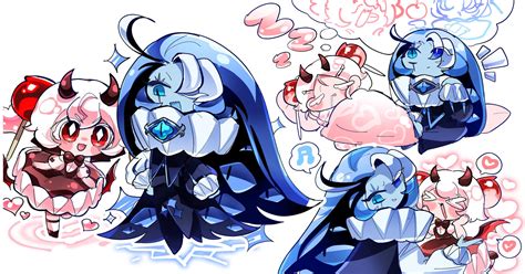 Shadow Milk Cookie And Candy Apple Cookie Cookie Run And More Drawn By Nemo Danbooru