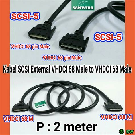 Jual Kabel Scsi External Vhdci 68 Male To Vhdci 68 Male Panjang 2 Meter Shopee Indonesia
