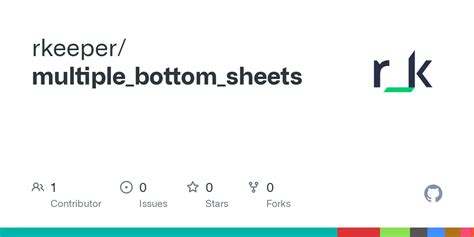Github Rkeepermultiplebottomsheets