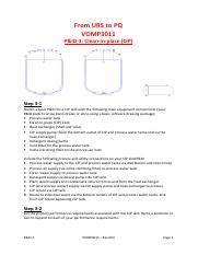 5447067 4 Session 1 Process 3 Cip Rev 004 Pdf From URS To PQ VOMP3011 P ID 3 Clean In