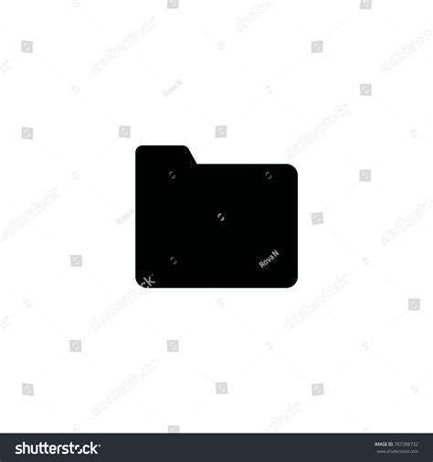 Folder Icon Sign Design Stock Vector Royalty Free 787288732