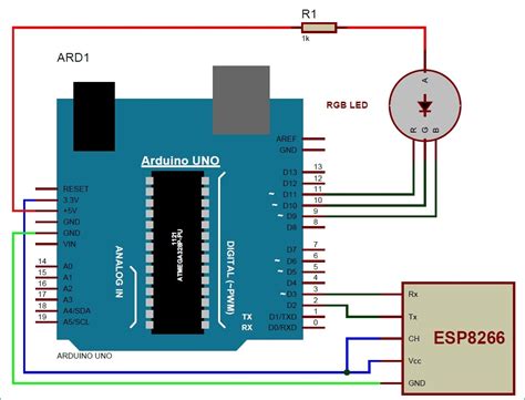 Controlling RGB LED Using Arduino And Wi Fi Electronics Maker
