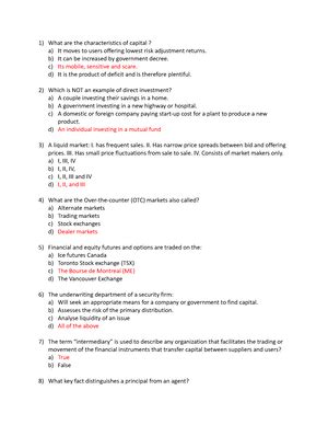 CSC Volume 1 Practice Studocu