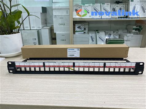 Nhập Khẩu Và Phân Phối Thanh đấu Nối Patch Panel 24 Port Cat6 Novalink Cc 06 00063 Chính Hãng