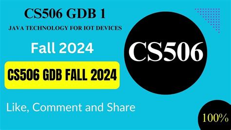 Cs506 Gdb 2024 Gdb 1 Solution Choosing The Best Java Technology For Iot Devices Youtube