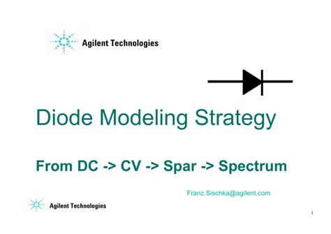Diode Modeling Strategy