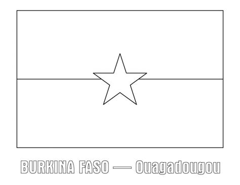 Coloriage Carte Du Burkina Faso Télécharger Et Imprimer Gratuit Sur