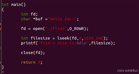 Linux文件编程 光标移动 Csdn博客