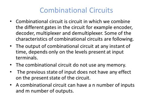 logic gates combinational circuits ppt download