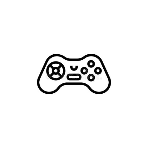Stick Game Vector Icon Computer Component Icon Outline Style Perfect Use For Logo