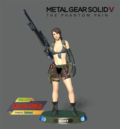 Quiet Metal Gear Solid 5 3d Model By Bon Bon Art