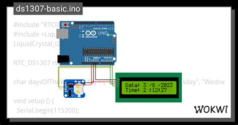 Ds1307 O Copy Wokwi Esp32 Stm32 Arduino Simulator