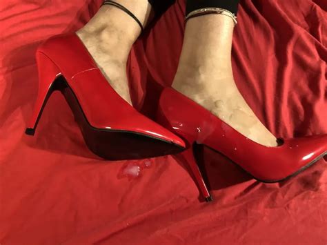 New Red High Heel Pumps 14 Pics Xhamster