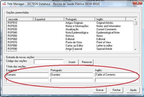 Sections SciELO PC Programs 2020 Documentation