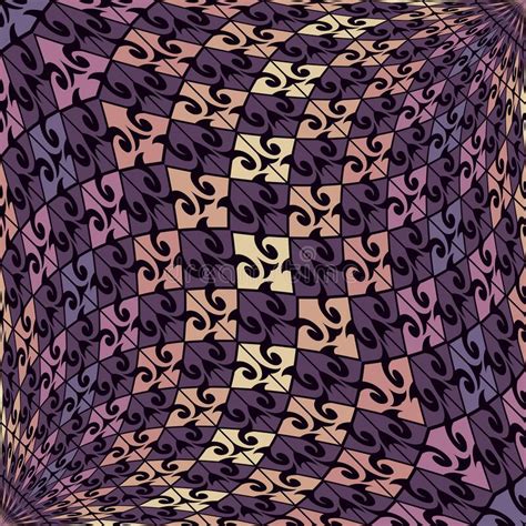 Vector Abstract Rhythmic Geometric Background Stock Vector