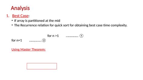 Module 2 Quick Sort Algorithm In Analysis Of Algorithmpptx