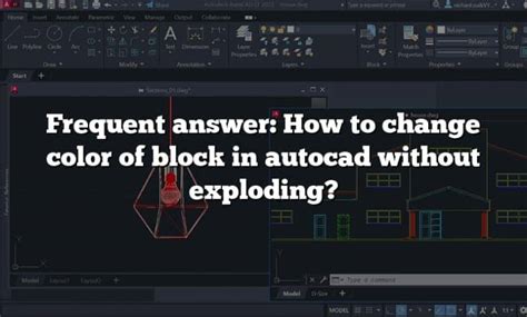 Frequent Answer How To Change Color Of Block In Autocad Without Exploding