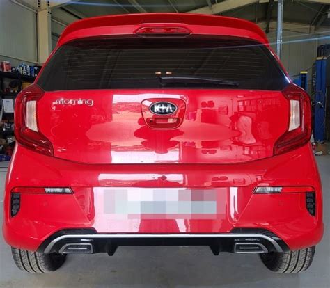 유준선 모닝어반 라바 소소한 튜닝 또는 이쁘게 꾸미기ㅋ 리어스포일러 장착 모닝 모닝어반 라바