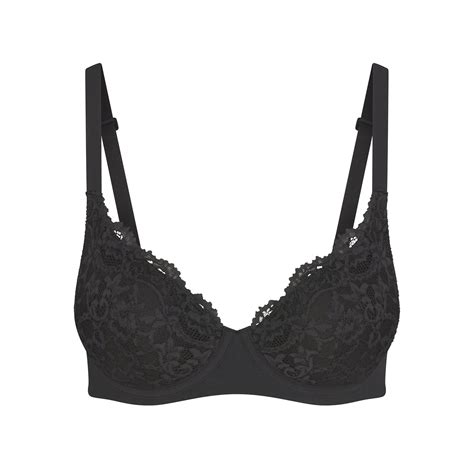 Fits Everybody Lace Full Coverage Bra Onyx