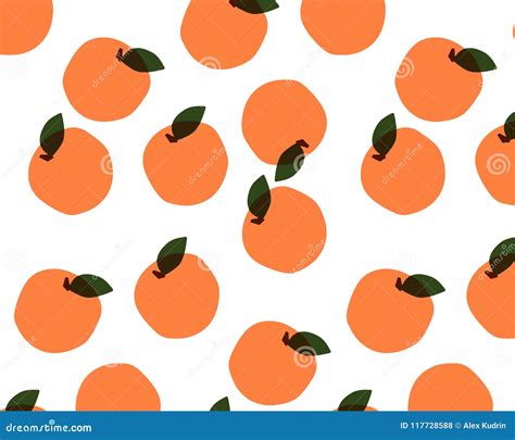 Fruit Seamless Pattern Stock Vector Illustration Of Lush 117728588