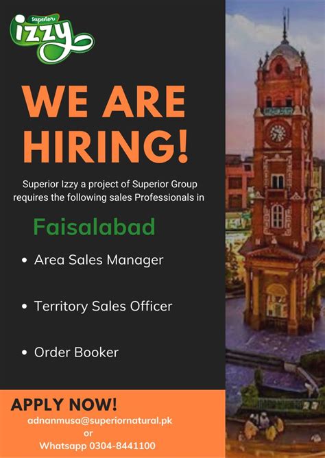 Adnan Musa On Linkedin We Are Hiring For Faisalabad
