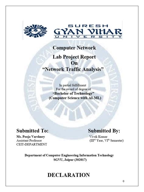 Cnproject Report Pdf Software Testing Computer Network