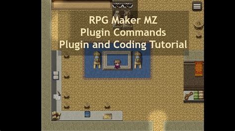 RPG Maker MZ Plugin Coding Tutorial Create A Custom Plugin Command YouTube