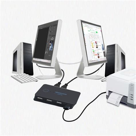 Usb 2 0 Peripheral Sharing Switch Hub Adapter 2 Co Grandado