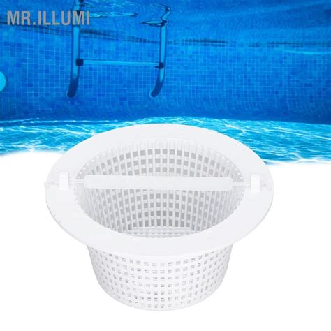 Mr Illumi Skimmer ตะกร้าพลาสติกเปลี่ยนสระว่ายน้ำกรองตะกร้าพร้อมที่จับสำหรับ Hayward Sp1091wm