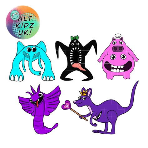 Garten Of Banban Character Bundle Png Roblox Characters Downloadable