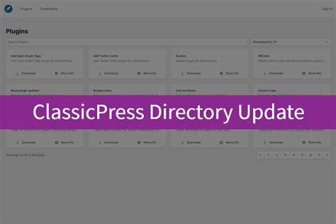 Plugintheme Directory Moving To Classicpress Classicpress