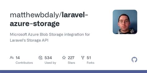 GitHub Matthewbdaly Laravel Azure Storage Microsoft Azure Blob