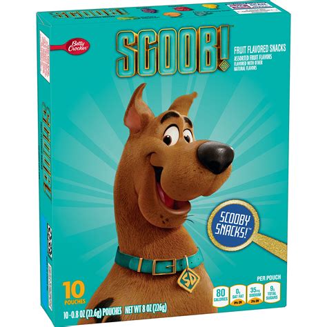 Buy Scooby Doo Fruit Flavored Snacks Treat Pouches 10 Count Pack Of 8 Online At