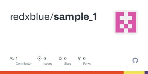 GitHub Redxblue Sample 1