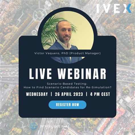 Ivex On Linkedin Data Scenarios Webinar Simulation Mining Testing Validation Safety…