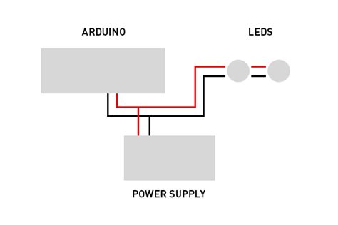 Separately Power Arduino And Leds With One Power Supply Motors