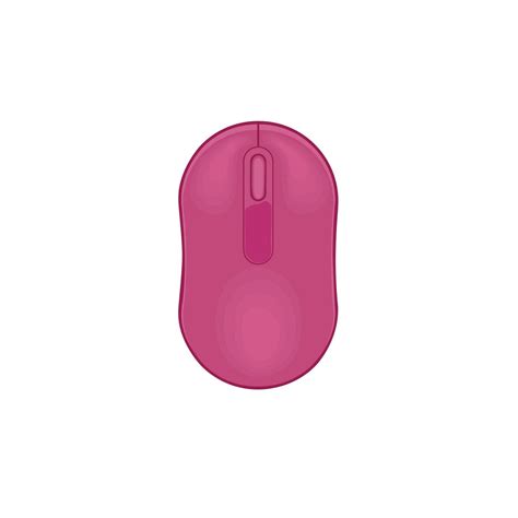 Wireless Computer Mouse Vector Isolated On White Background Computer