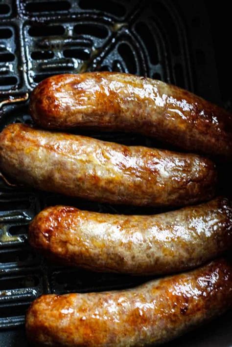 How To Cook Air Fryer Brats Johnsonville Cheddar Bratwurst The Top Meal