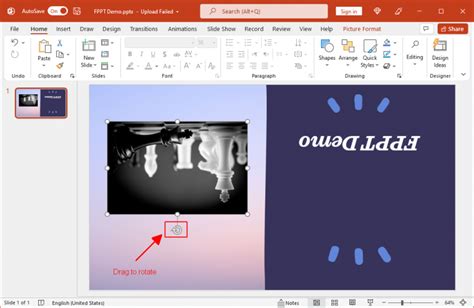 how to invert a slide in powerpoint