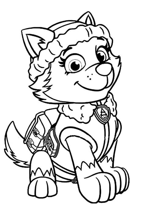 幼儿简笔画汪汪队涂色可打印（最新12张） 简笔画图片大全