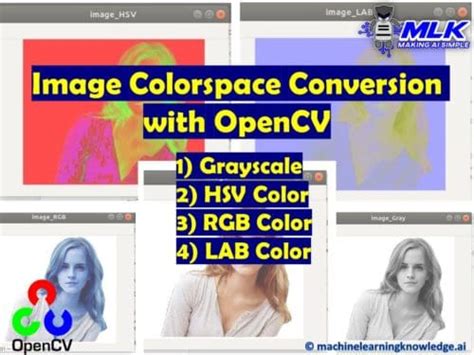 Opencv Tutorial Image Colorspace Conversion Using Cv2cvtcolor Mlk Machine Learning