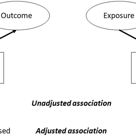Directed Acyclic Graphs Demonstrating Confounding Left And Collider Download Scientific
