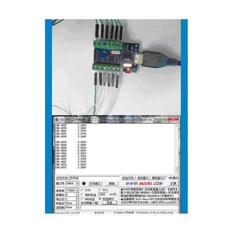 모듈용 Uart 통신 Usb 인터페이스 10 채널 12 비트 Ad 샘플링 데이터 수집 Stm32f103c8t6 공영 방송